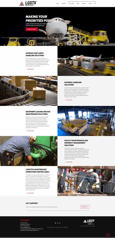 Portfolio: LGSTX Services | Impinge Solutions